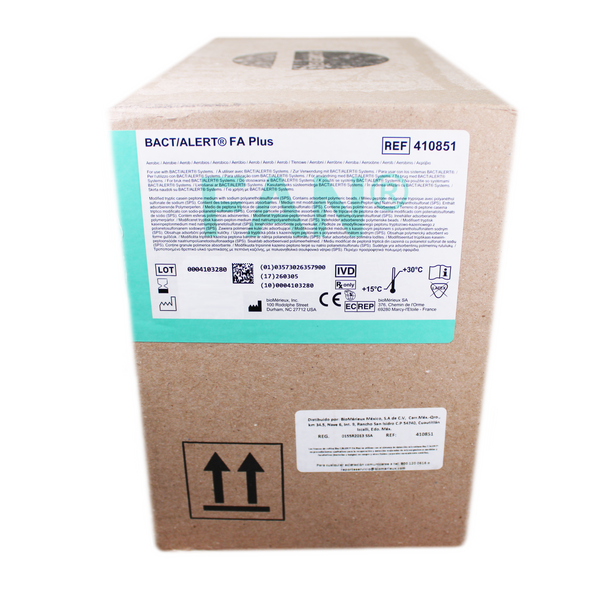 Medios De Cultivo (hemocultivo) Bact/alert FA Plus Aerobico - Supply Now